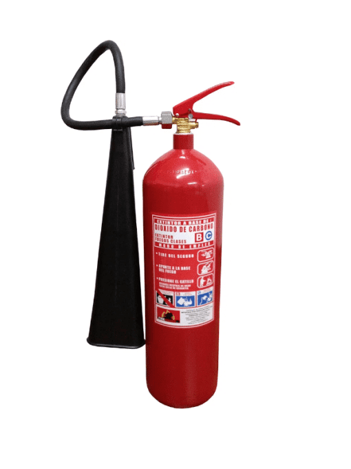 Extintor CO2 Fuegos Clase BC - serpromin.cl